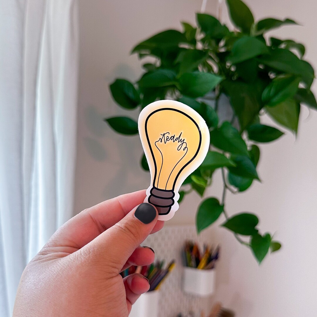 Lightbulb | Steady Light | Christian Sticker | Lightbulb Sticker ...