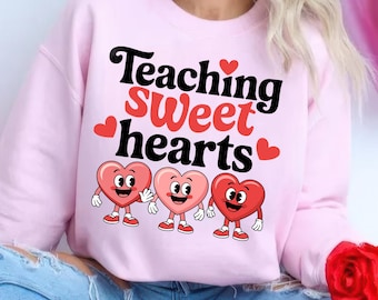 Teaching Sweethearts SVG PNG, Teacher Valentine, Valentines Shirt, Love ...