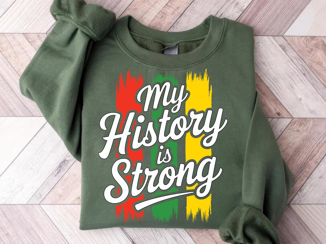 My History is Strong Png, Black History Month Digital Design, Black ...