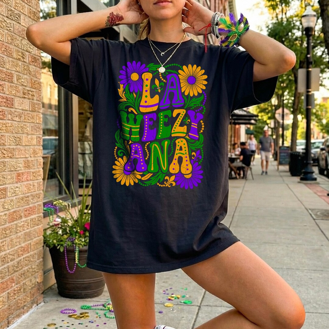 La Weezy Ana Boho Flower Png, Groovy Mardi Grasm La Weezy Ana PNG ...