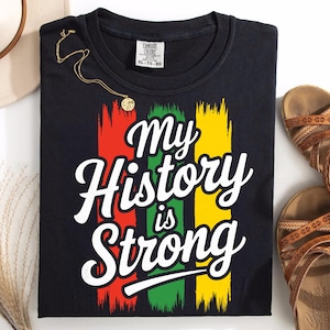 My History is Strong Png, Black History Month Digital Design, Black ...
