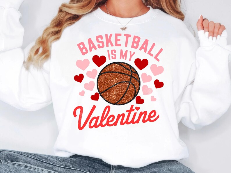 Basketball is My Valentine Png, Love Heart Png, Basketball Valentines ...