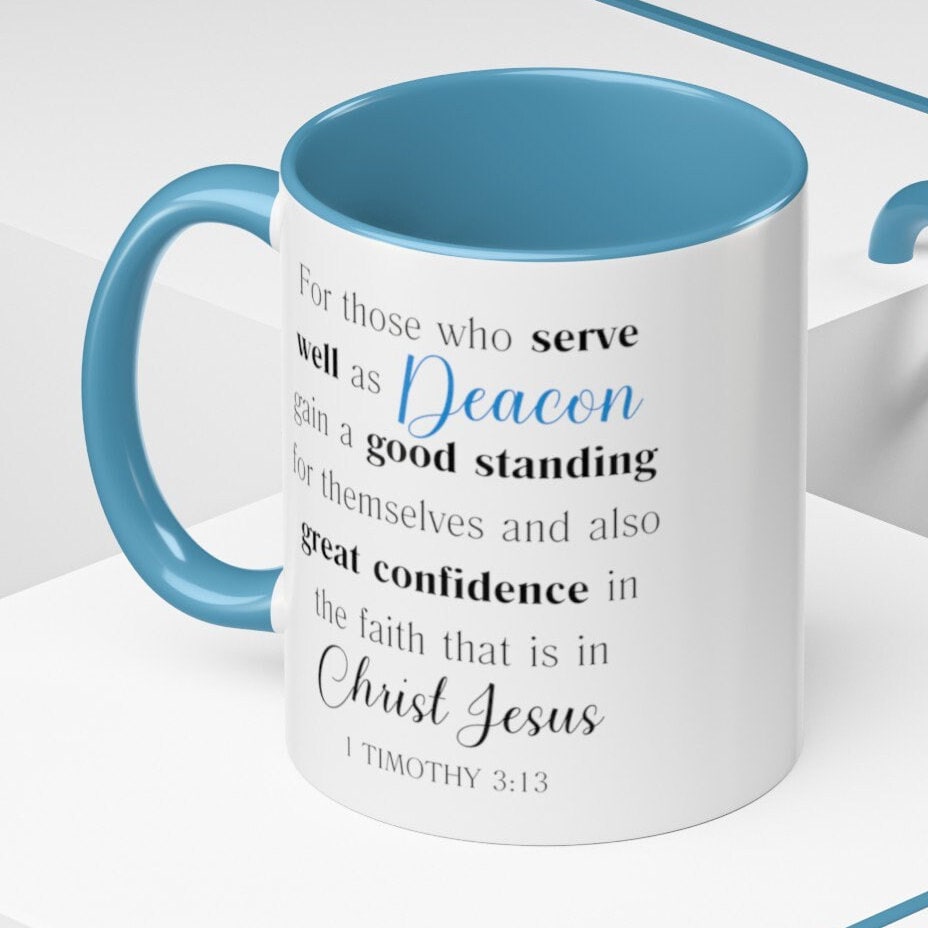 Deacon Mug/personalized Gift for Deacon/gift for Deacon/christian ...