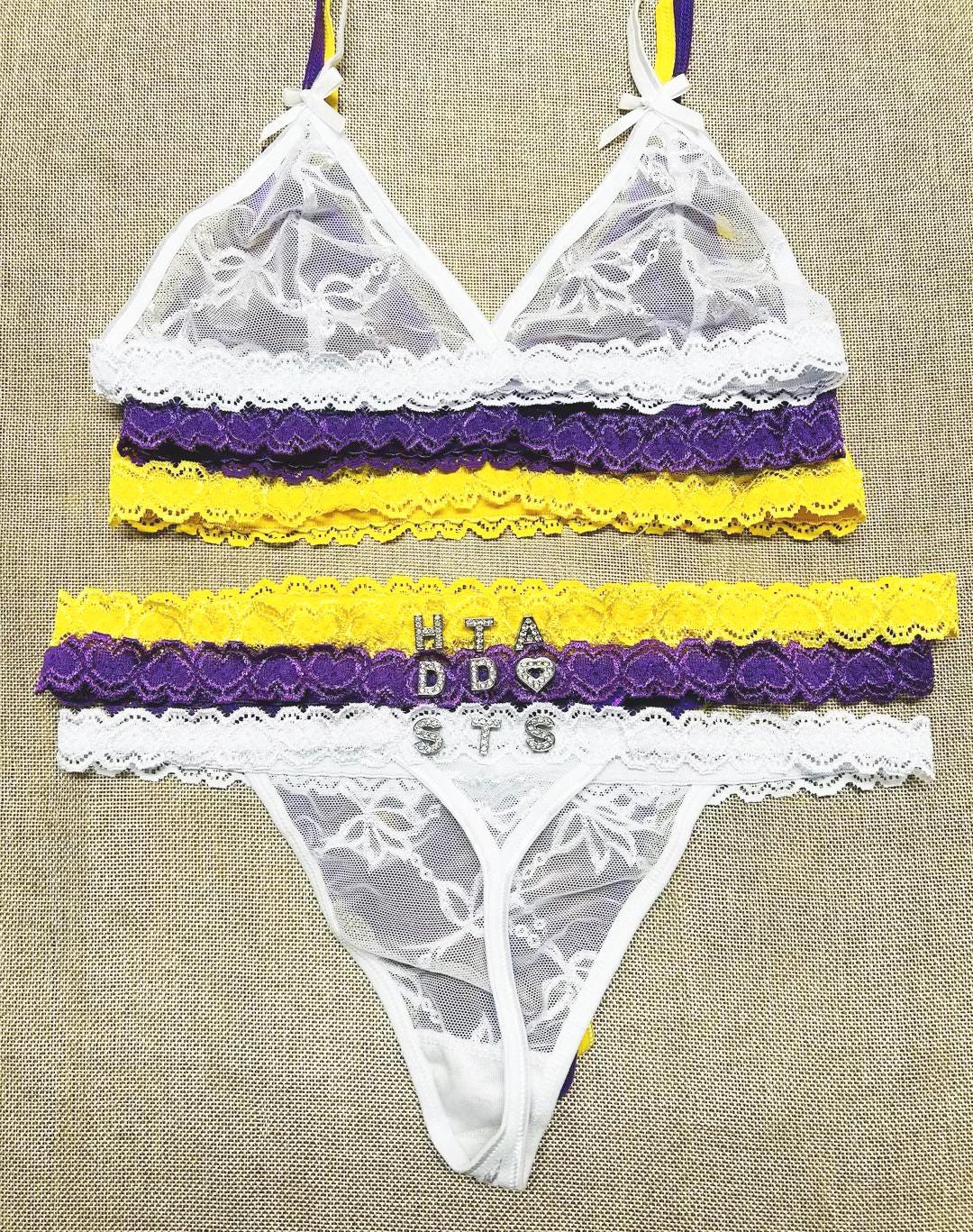 Custom Name Lingerie Set,personalized Letters Thong,couple Gift ...