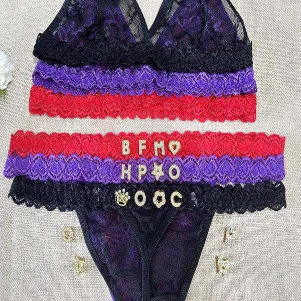 Custom Letters Thong - Etsy
