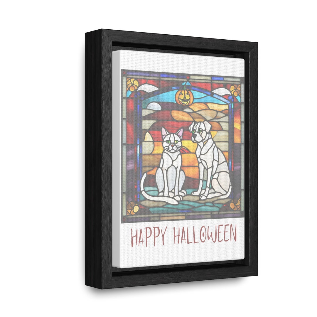 Dog Halloween Art, Halloween Dog Decor, Dog Trick or Treat, Cute Dog ...