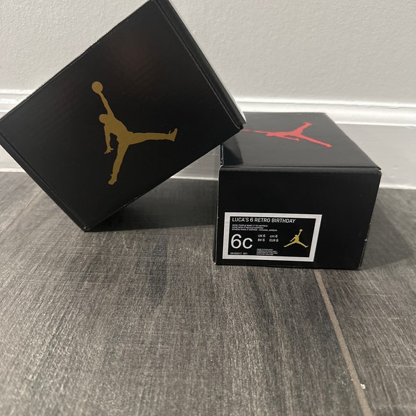 Jordan Shoe Box - Etsy