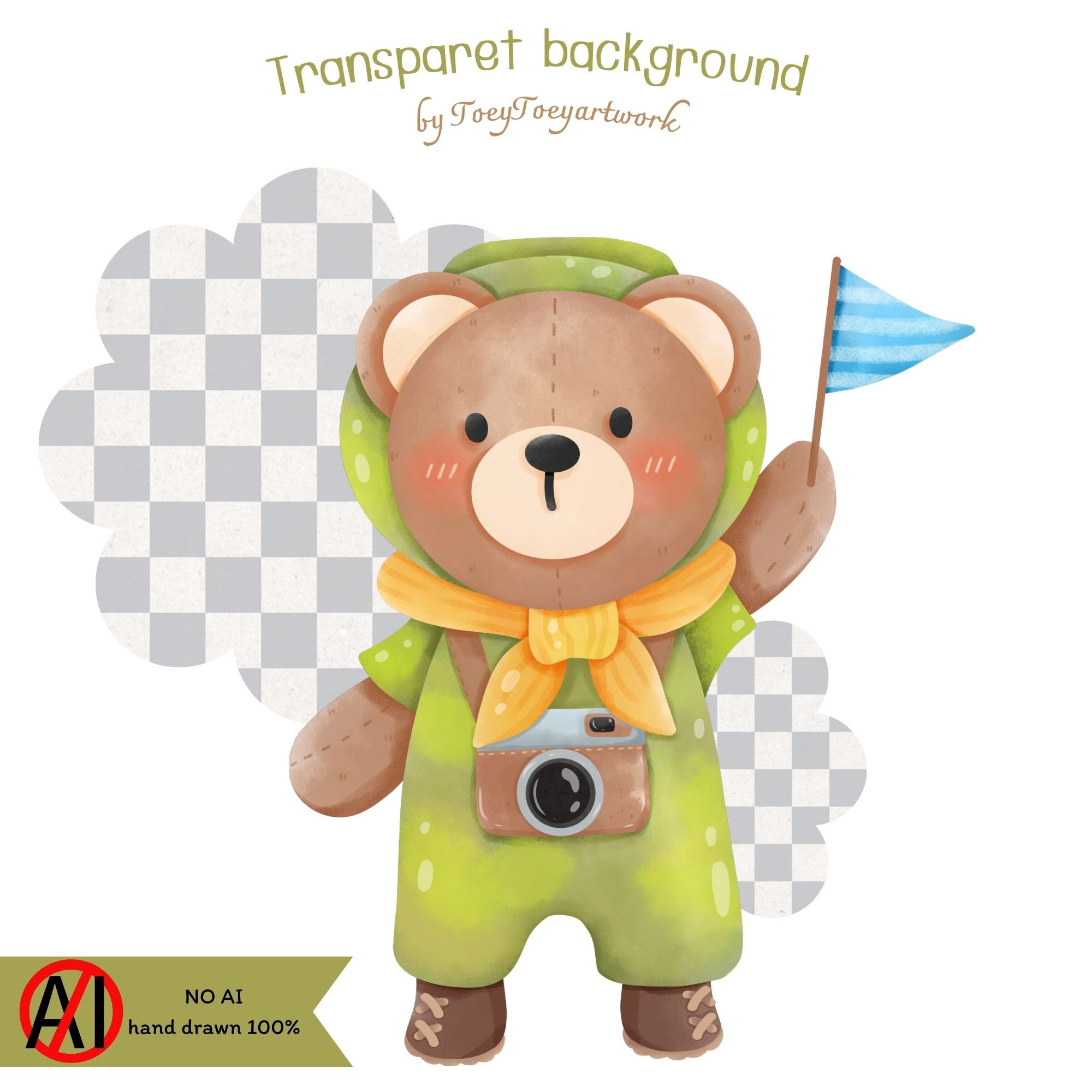 Watercolor Camping Clipart Camping Supplies Download Instant Download ...