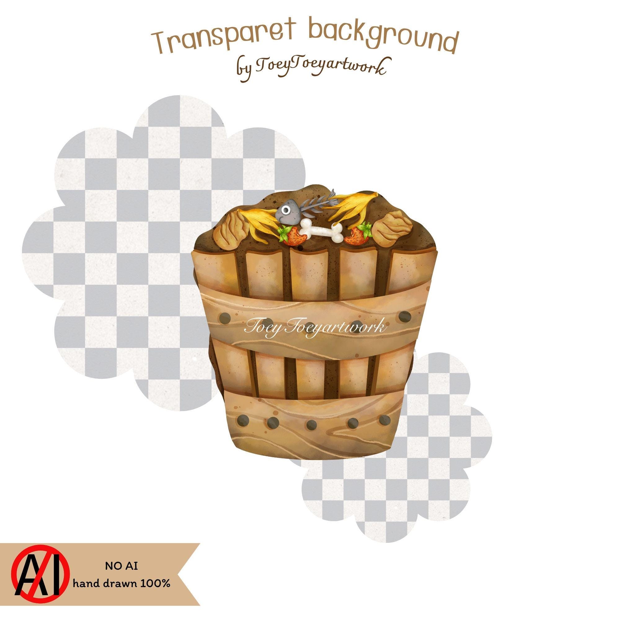 Watercolor Compost Clipart Compost Clipart Earth Day Eco Recycling ...