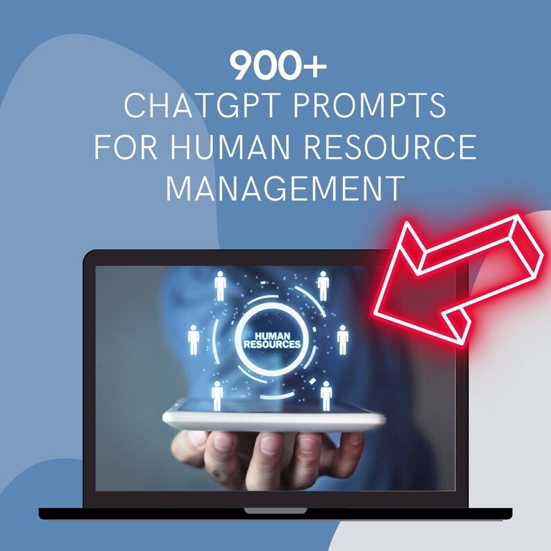 900 Chat GPT Prompts for Human Resource Management - Etsy