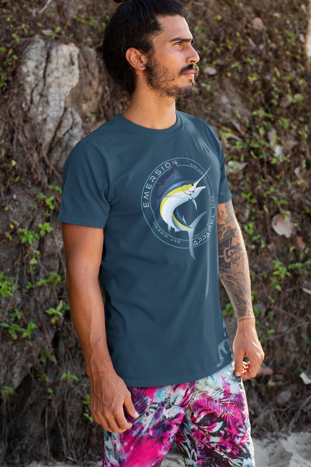 Marlin Fishing Shirt, Fish Graphic Tees, Fly Fishing Gifts, Ocean ...
