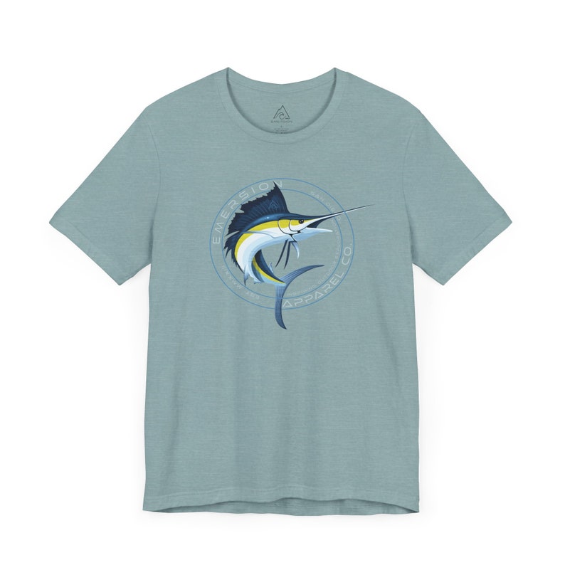Marlin Fishing Shirt, Fish Graphic Tees, Fly Fishing Gifts, Ocean ...