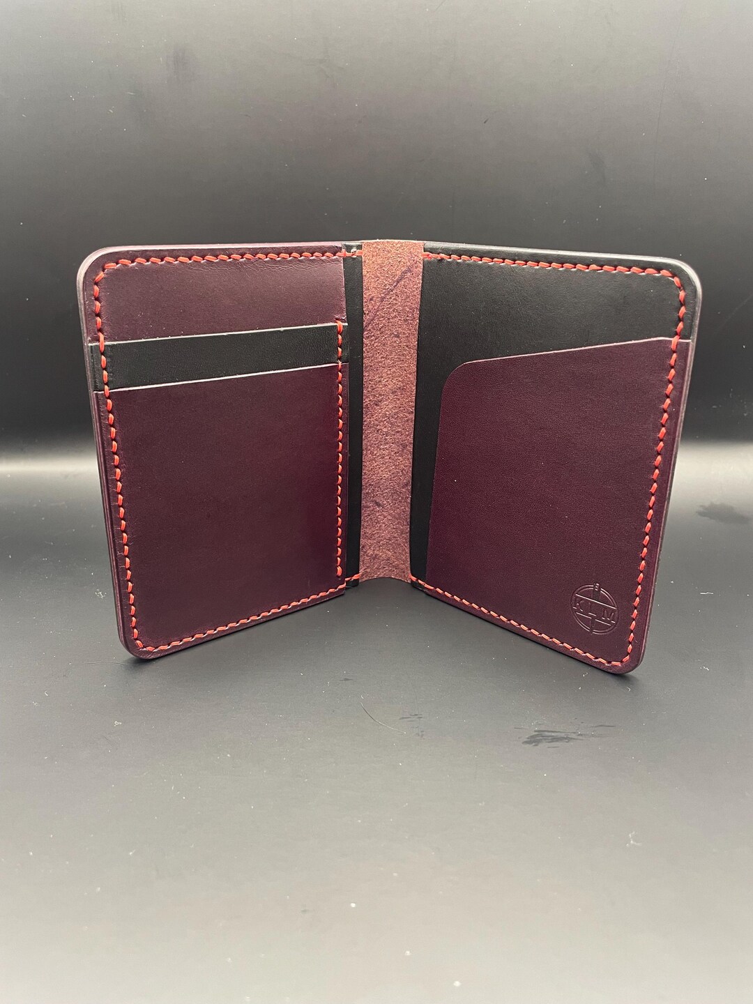 Handmade Vertical Bifold Card Wallet - Etsy