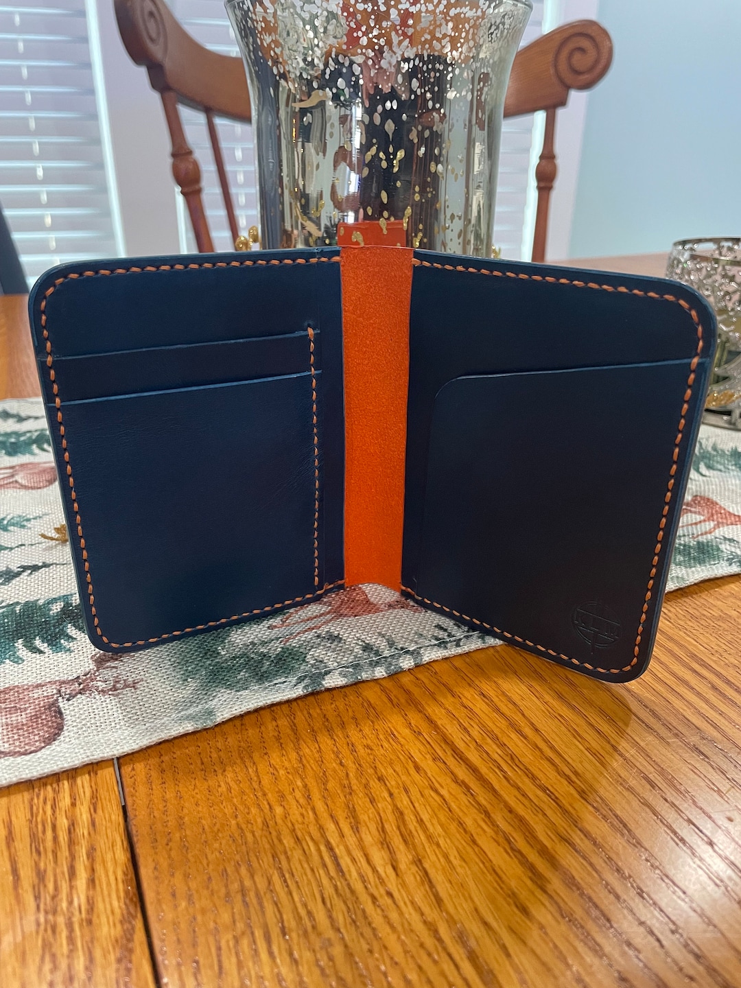 Handmade Vertical Bifold Card Wallet - Etsy