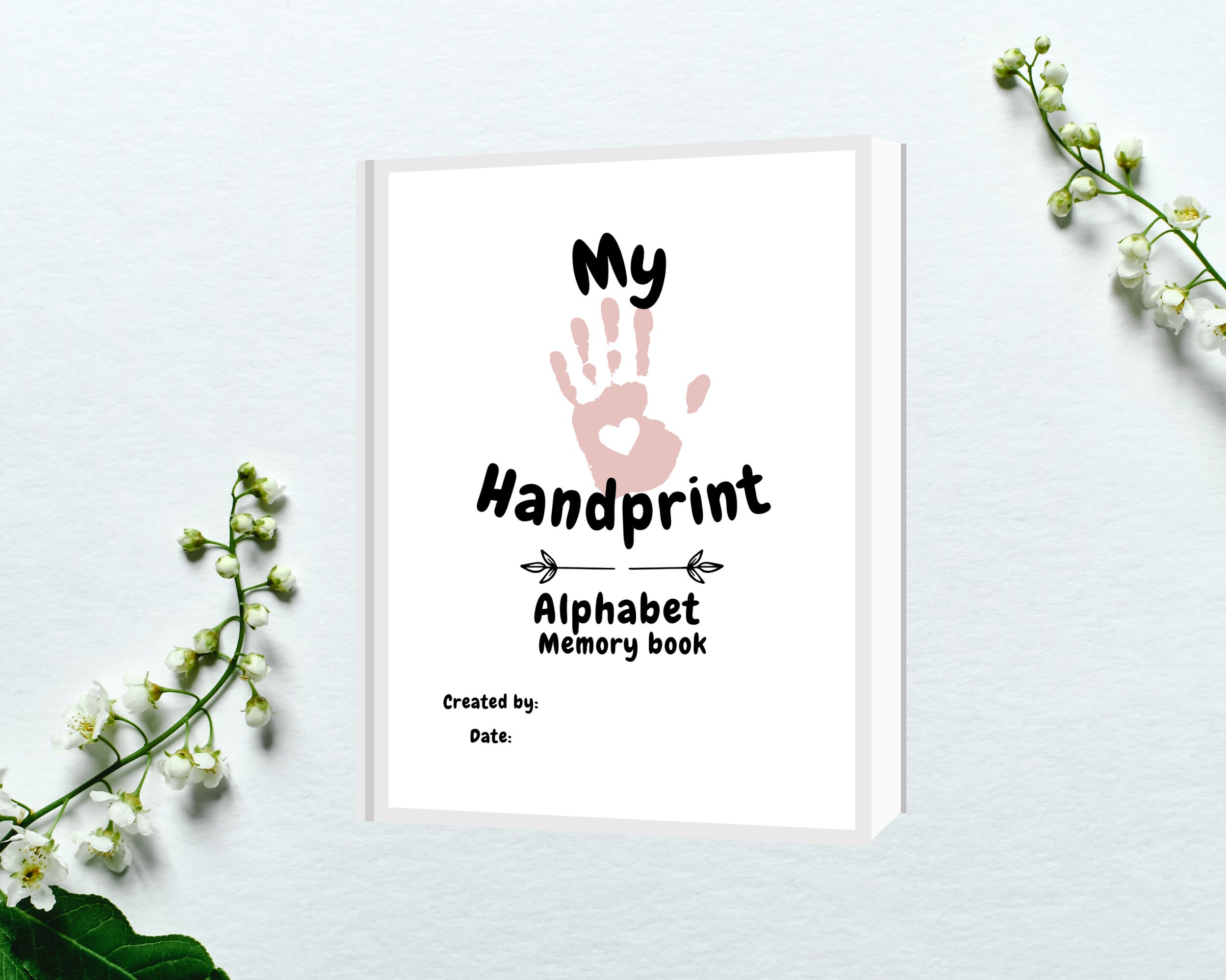 Handprint Memory Book Alphabet Handprint Book A-Z Animal - Etsy