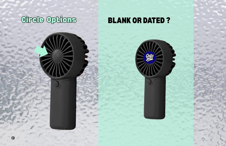 Custom Handheld Fans – Set of 3 | Personalized Party Favors, Church ...