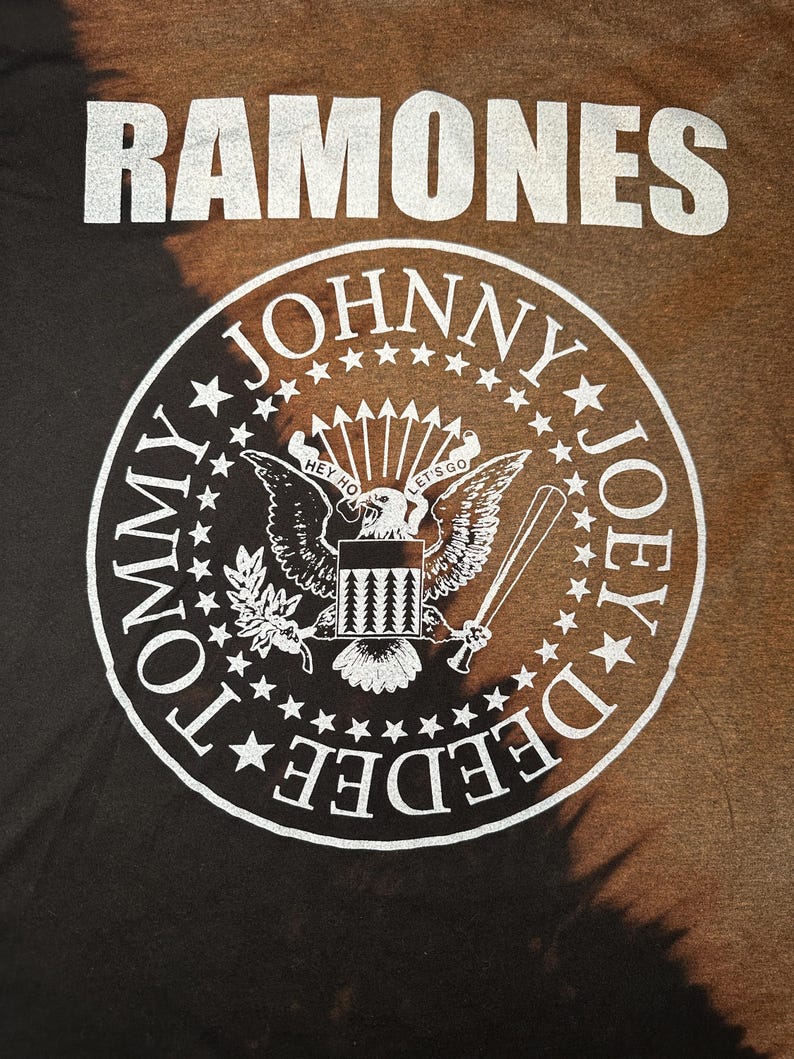 The Ramones Tie Dye T-shirt - Etsy