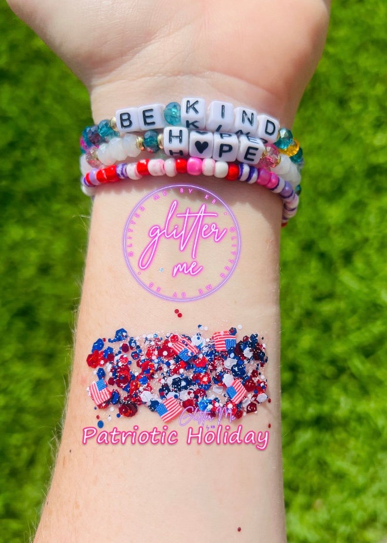 Patriotic Glitter Hair Gel - Etsy