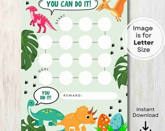 Printable Reward Chart, Digger Reward Chart, Instant Digital Download ...