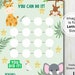 Reward Chart, Printable Reward Chart, Zoo Animal Reward Chart, Instant ...