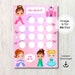 Girls Reward Chart BUNDLE, Potty Training Chart, Kids Reward Chart ...