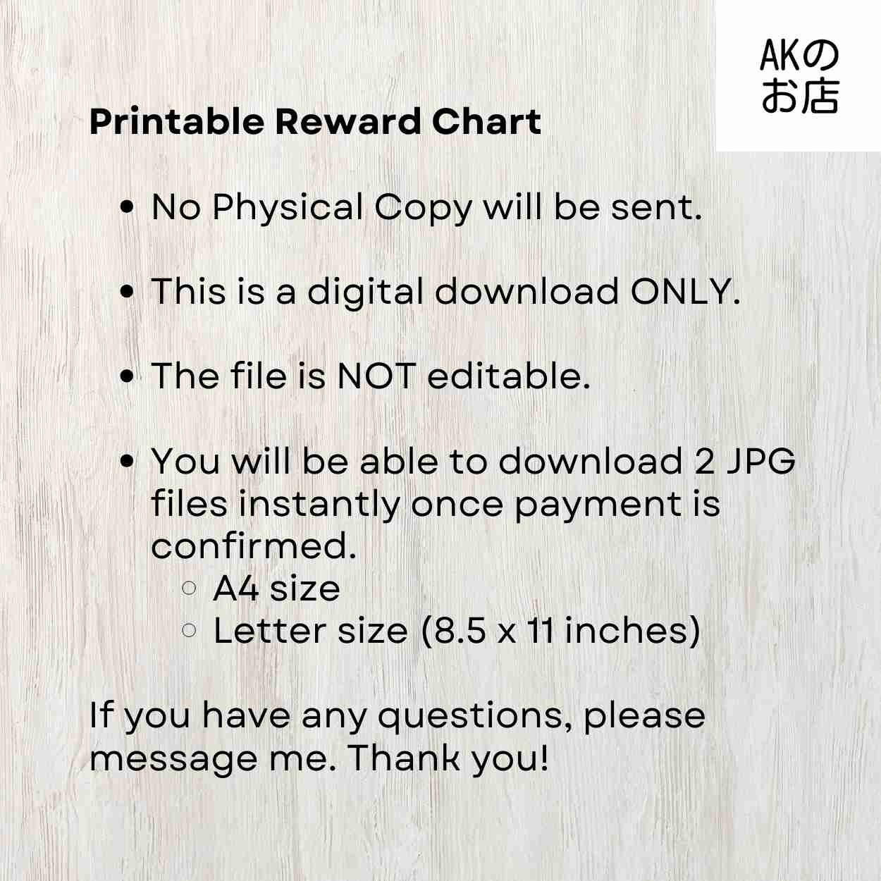 Printable Reward Chart, Digger Reward Chart, Instant Digital Download ...
