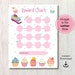 Girls Reward Chart BUNDLE, Potty Training Chart, Kids Reward Chart ...