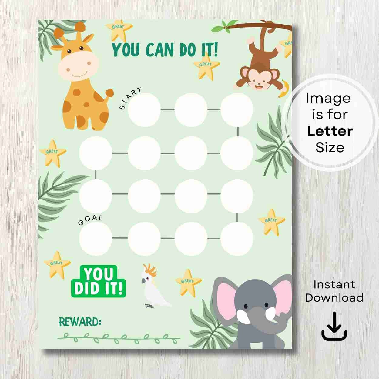 Reward Chart BUNDLE for Boys and Girls Potty Training Chart - Etsy