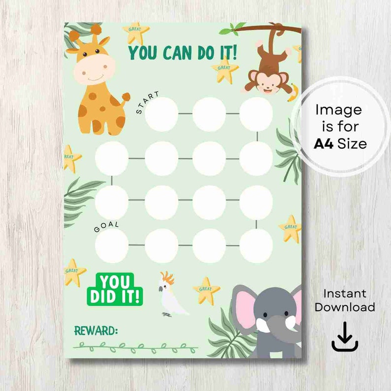 Reward Chart BUNDLE for Boys and Girls Potty Training Chart - Etsy