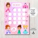 Girls Reward Chart BUNDLE, Potty Training Chart, Kids Reward Chart ...
