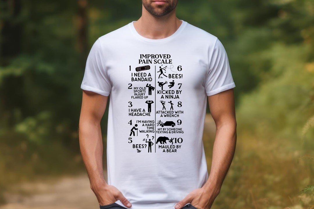 Revised Pain Scale T-shirt, Physical Therapy Meme Tshirt, PT Grad Meme ...