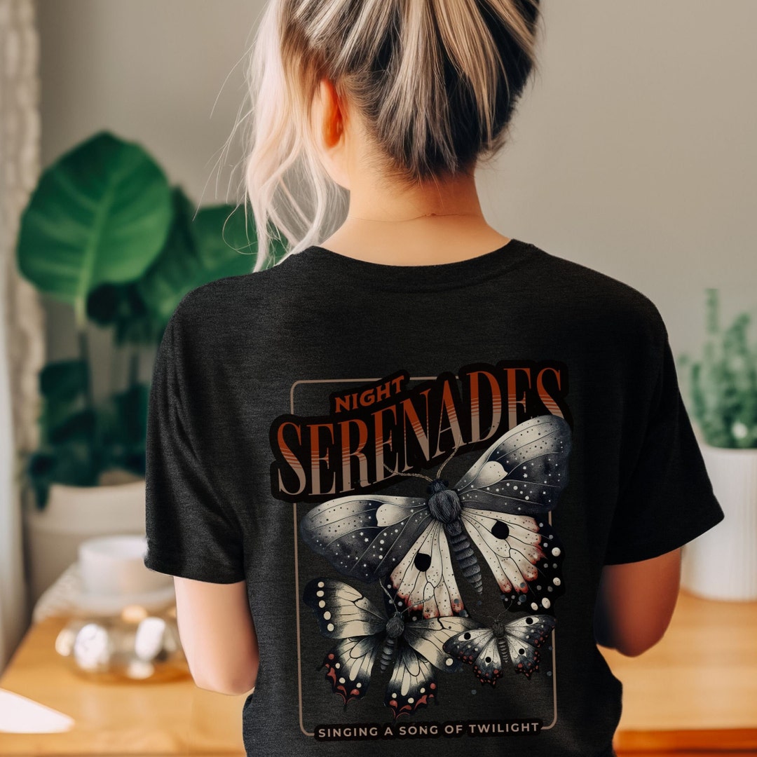 Moth Shirt, Moth Moon Shirt, Moth T-shirt, Moth Hoodie, Celestial Moth ...