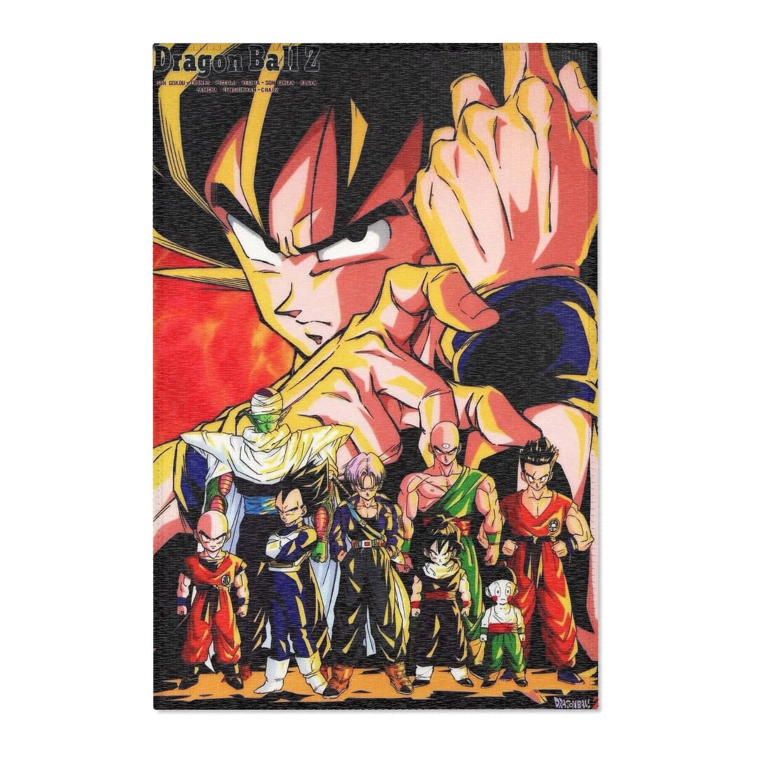 Dragon Ball Z Area Rug, Anime Gaming Room Decor - Etsy