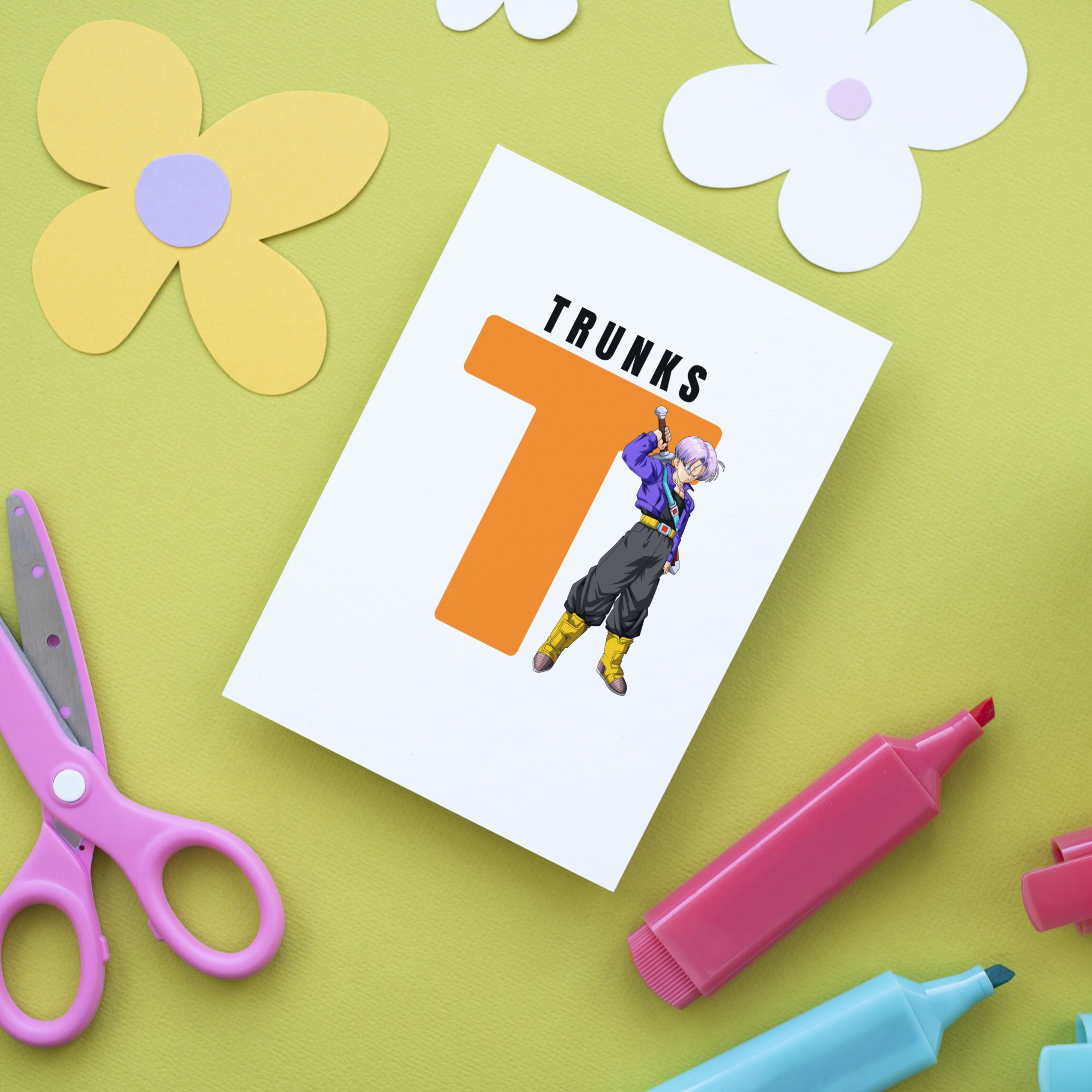 Dragonball Z Alphabet Bundle DBZ ABC Flashcards Poster Printable DBZ ...