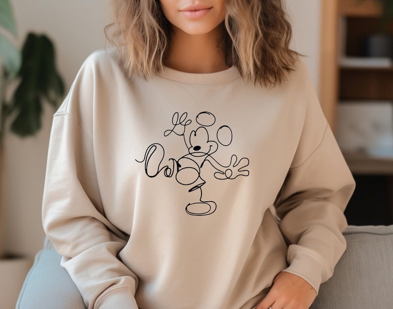 Mickey Outline Shirt, Retro T-shirt, Magical Sweatshirt, Vacation ...