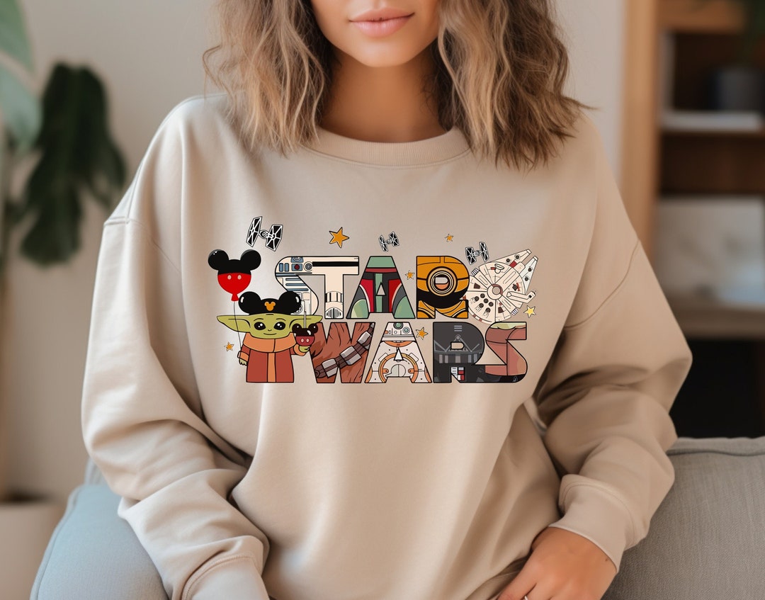 Star Wars Shirt, Star Wars Disney T-shirt, Star Wars Sweatshirt, Disney ...