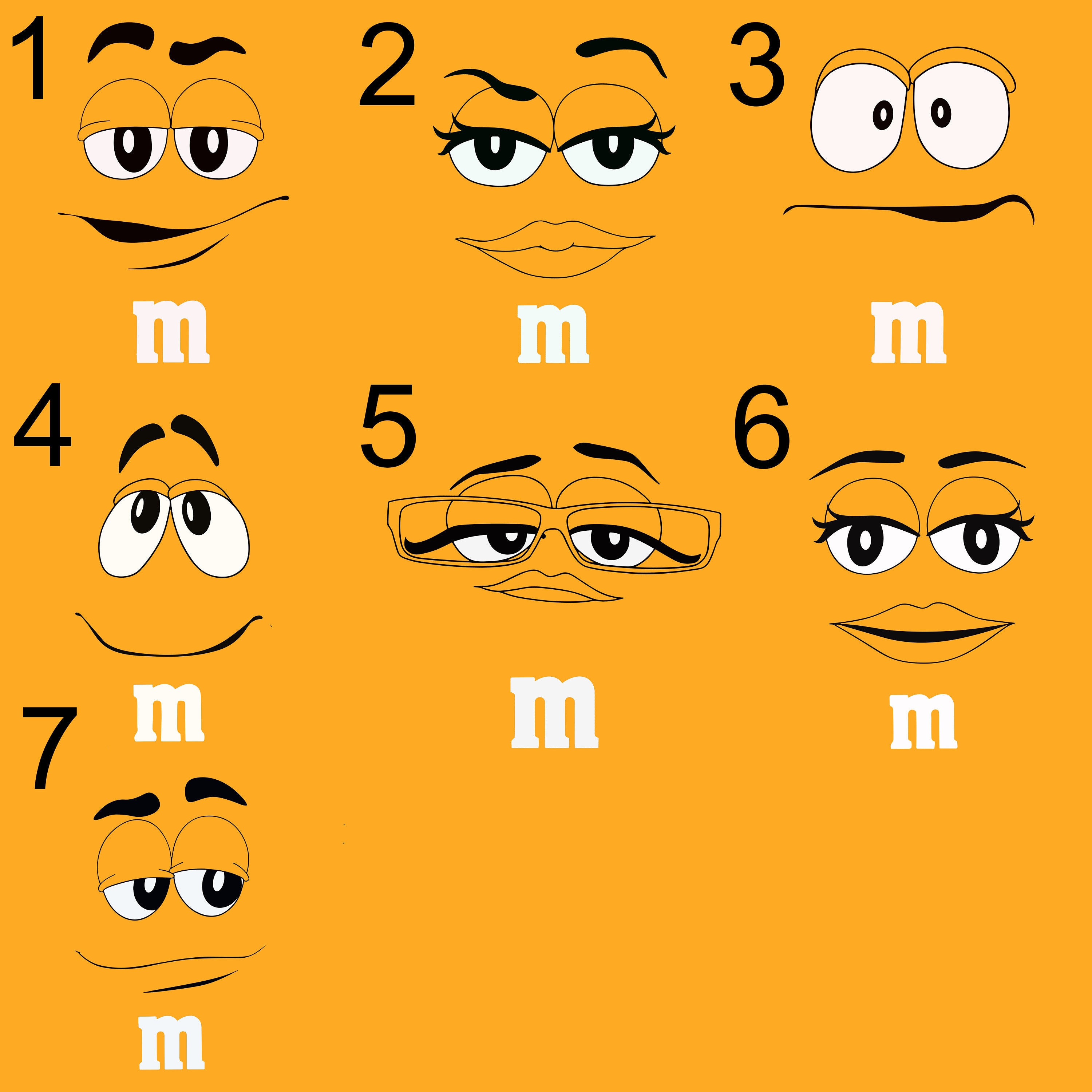 M and M Faces Halloween Group Costume Shirt M Chocolate Candy - Etsy ...
