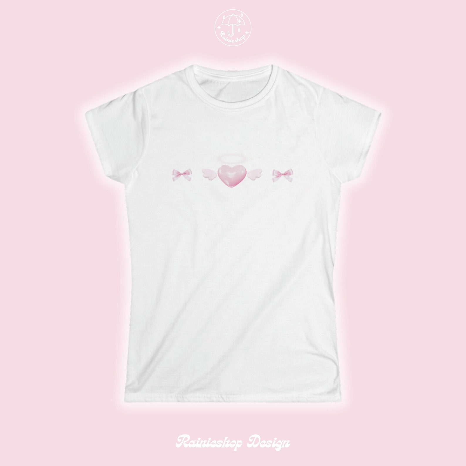 Love Angel T-shirt Coquette Angel Wings Tee Aesthetic Halo - Etsy