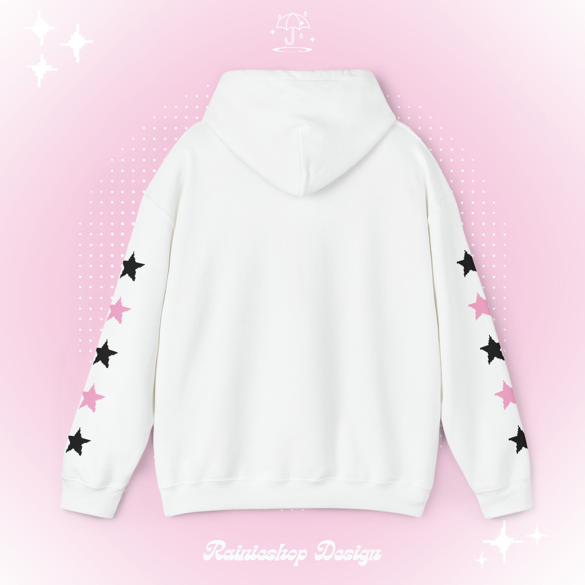 Stargirl Hooded Sweatshirt Y2k Aesthetic Graphic Hoodie Sleeves Print ...