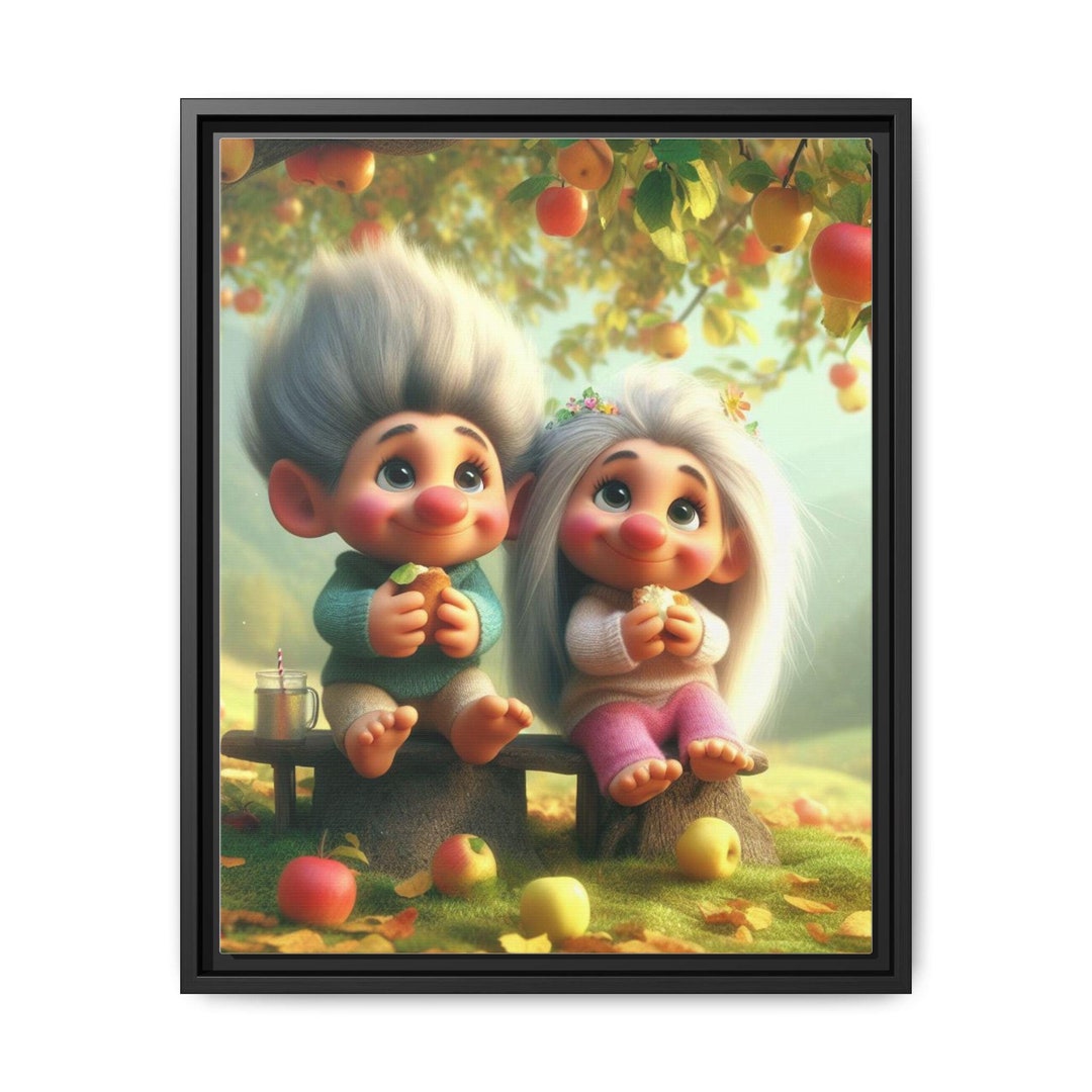 Matte Canvas With Cute Funny Trolls for Children Room Decor Boys and ...