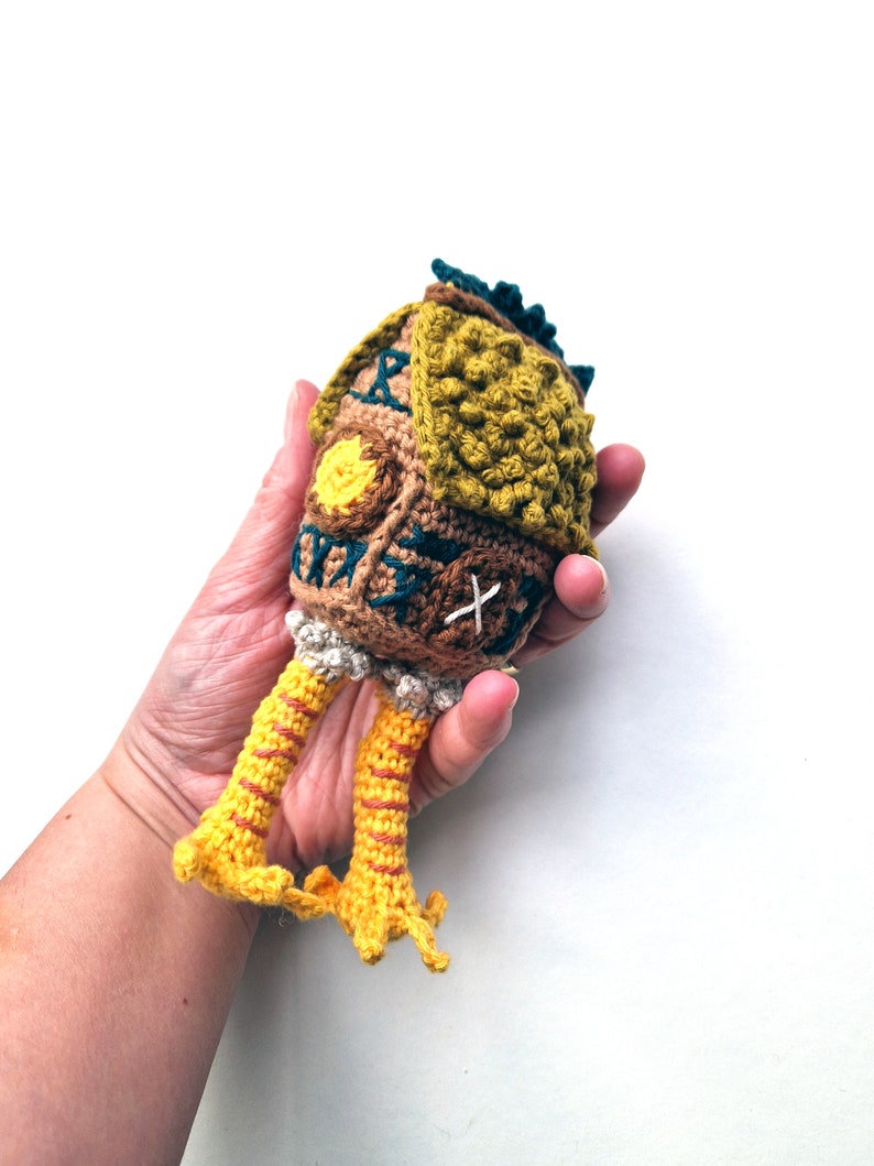 Small Baba Yaga's Hut Crochet Pattern - Slavic Mythology Witch's House ...