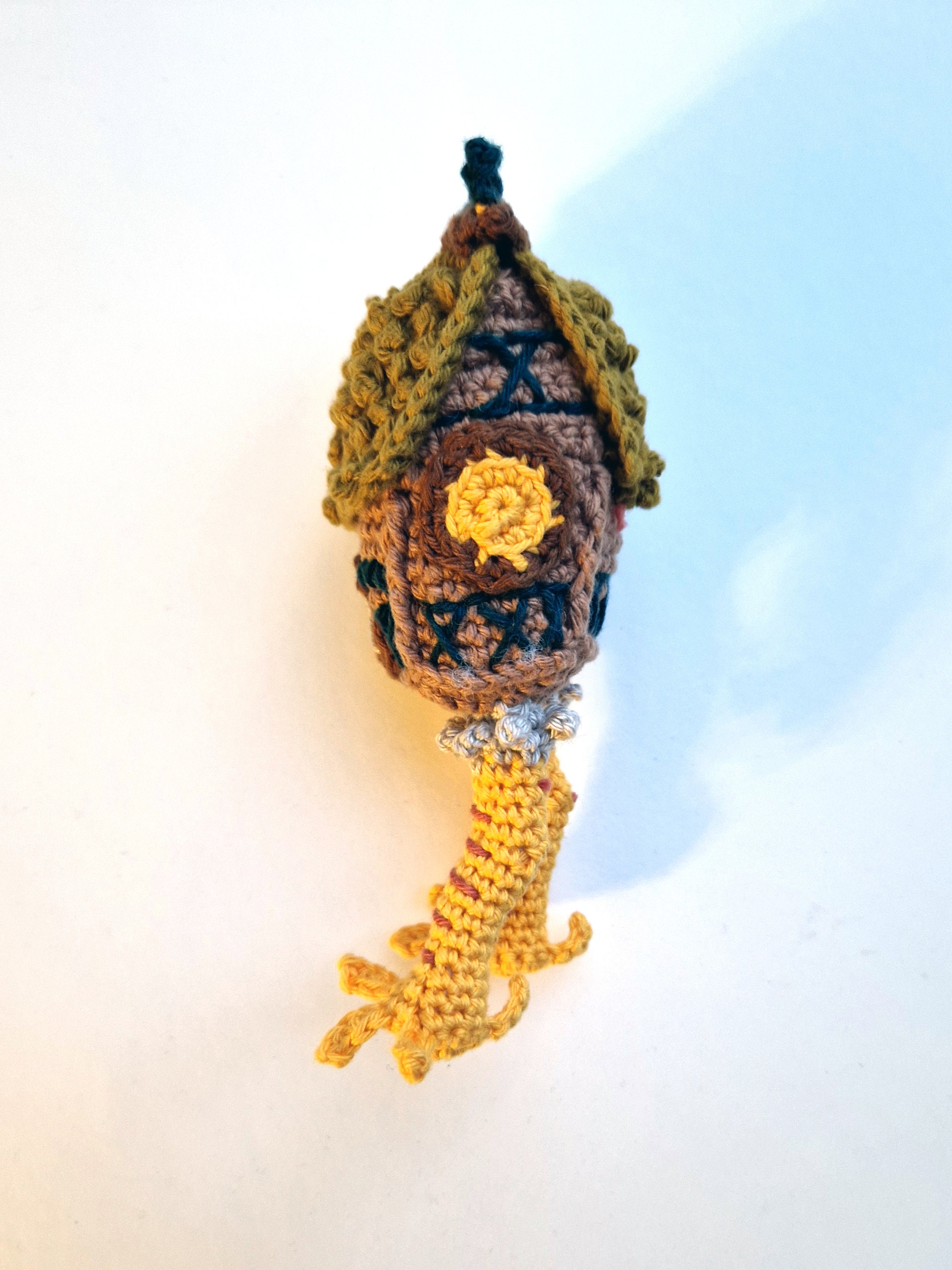 Small Baba Yaga's Hut Crochet Pattern - Slavic Mythology Witch's House ...