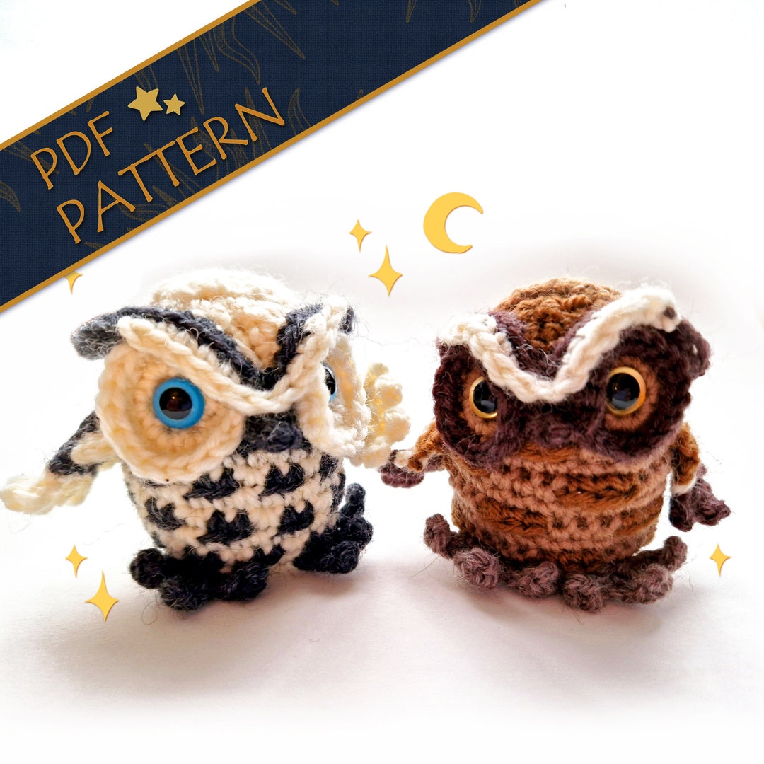 Cute Owl Amigurumi Crochet Pattern - Small Adorable Bird Plushie - Etsy