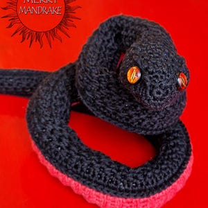Realistic Snake Crochet Pattern - Viper Amigurumi With Options - Etsy