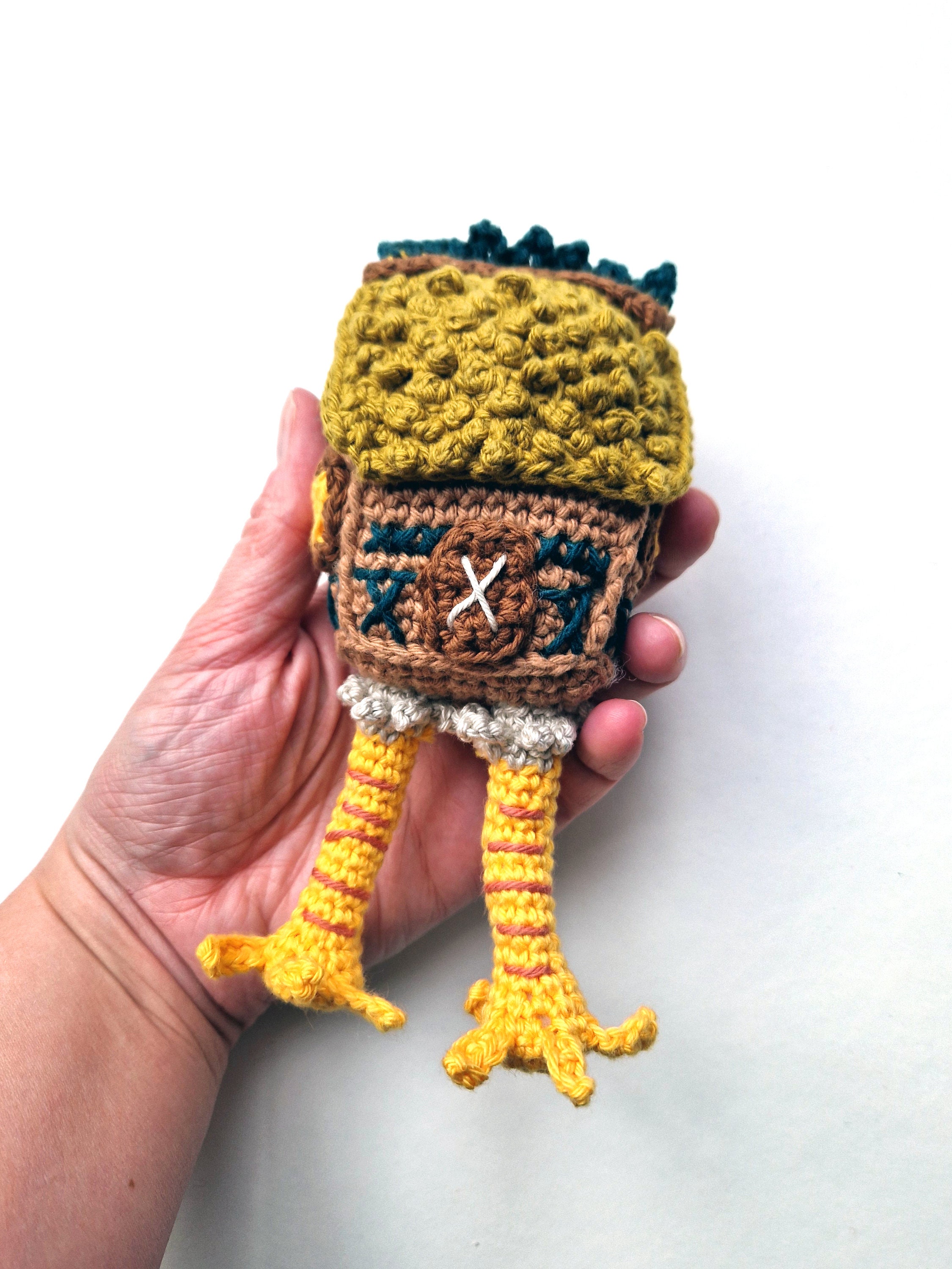 Small Baba Yaga's Hut Crochet Pattern - Slavic Mythology Witch's House ...