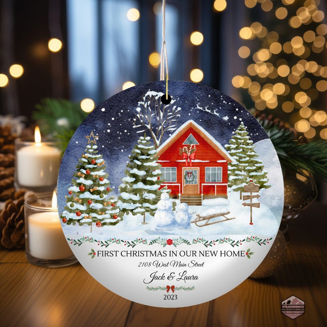 Personalized first Christmas in Our New Home - Etsy