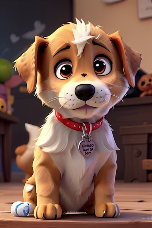 Puppy Wall Art, 4 Digital HD Files, Instant Download, .zip Format, 4 ...