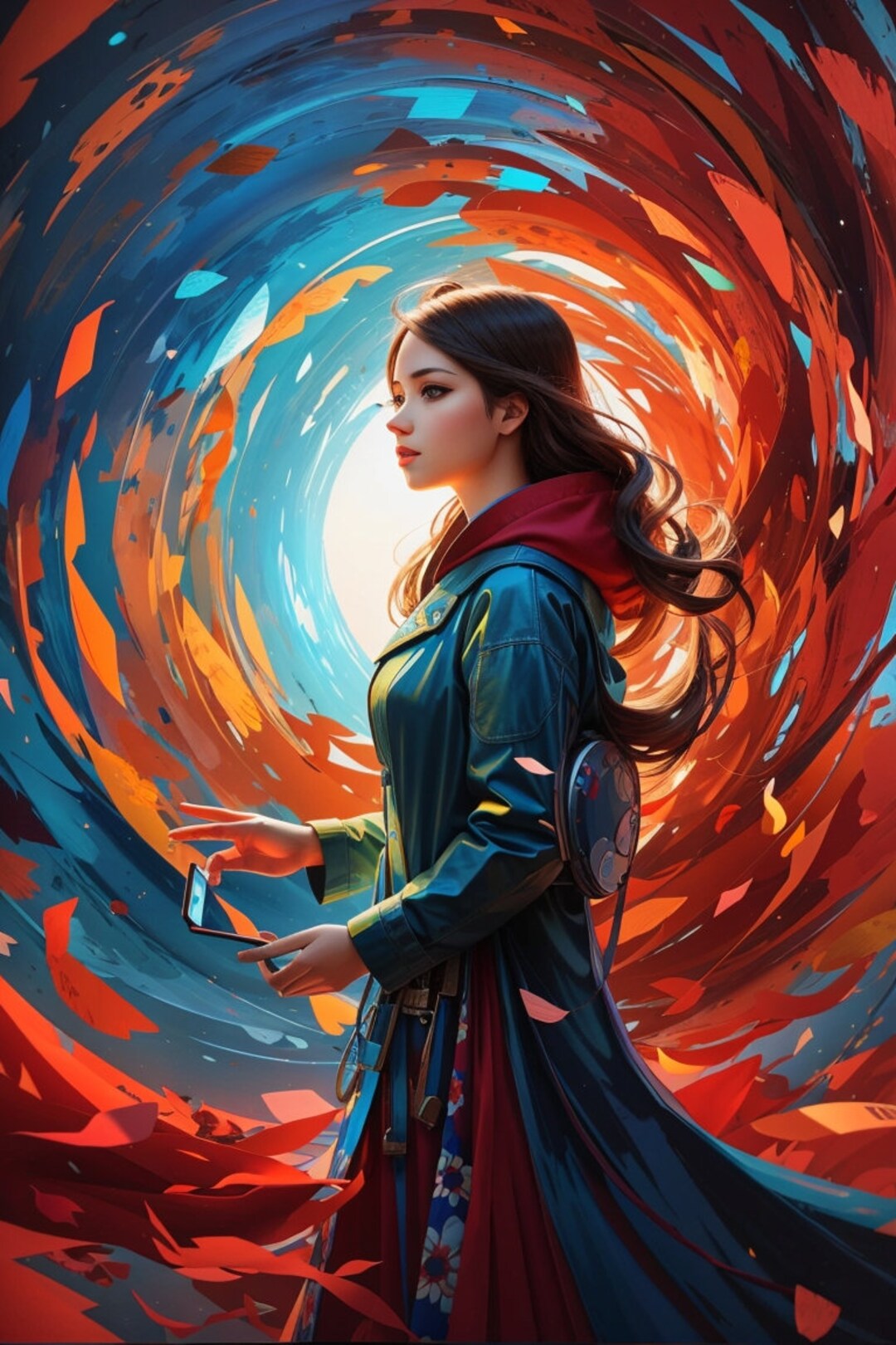 Beautiful Girl Metaverse Wall Art, 1 Digital HD File, Instant Download ...