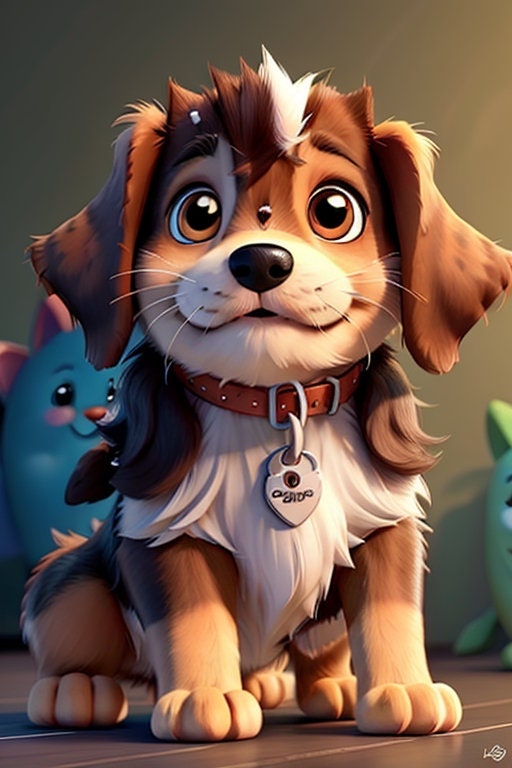 Puppy Wall Art, 4 Digital HD Files, Instant Download, .zip Format, 4 ...