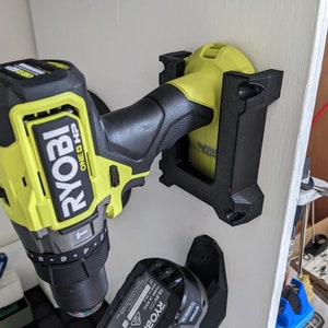 3D Printed Ryobi Tool Hanger | Garage & Workshop Organizer | Power Tool ...